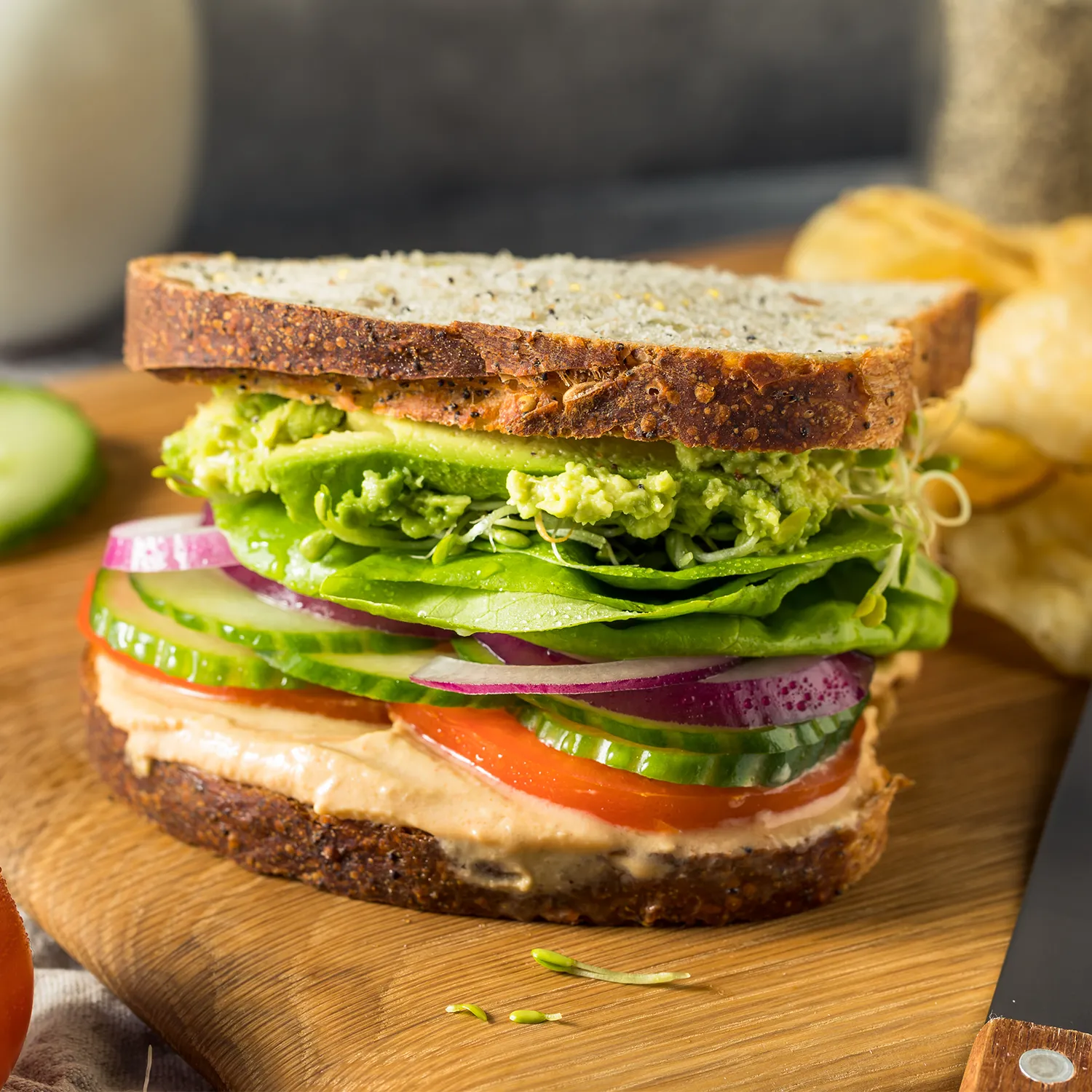 Loaded Veggie Sandwich Recipe